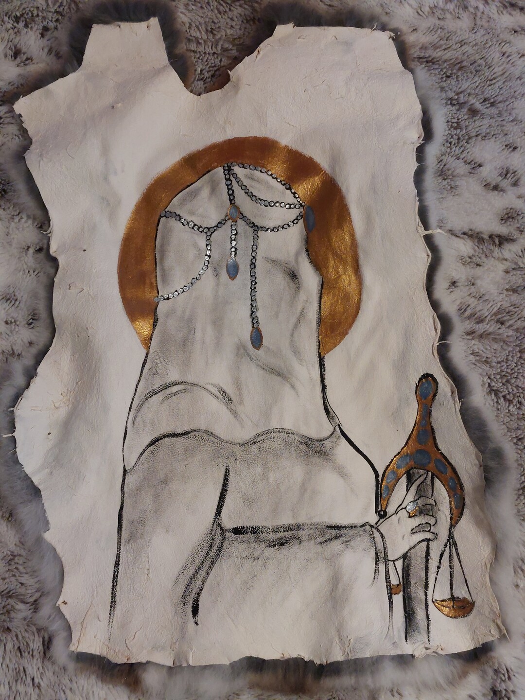 Justice on a Rabbit Pelt *damaged Fur* - Etsy