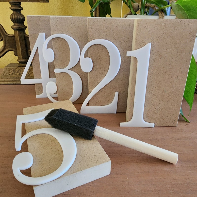 Diy Table Numbers - Etsy