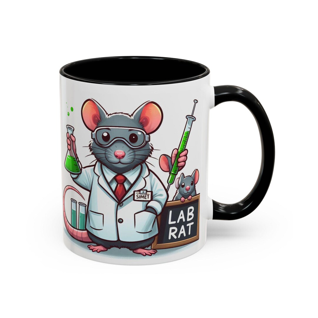 Lab Rat Laboratory Scientists Lab Week Gift Test Tubes Accent Coffee ...