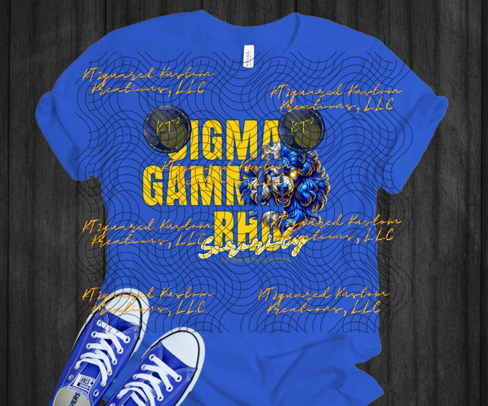 Sigma Gamma Rho Split Design, Yellow, Great for Sublimation - Etsy