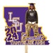Editable Canva LSU Graduation Fan, 2024 LSU Grad Fan Can Be Edited to ...