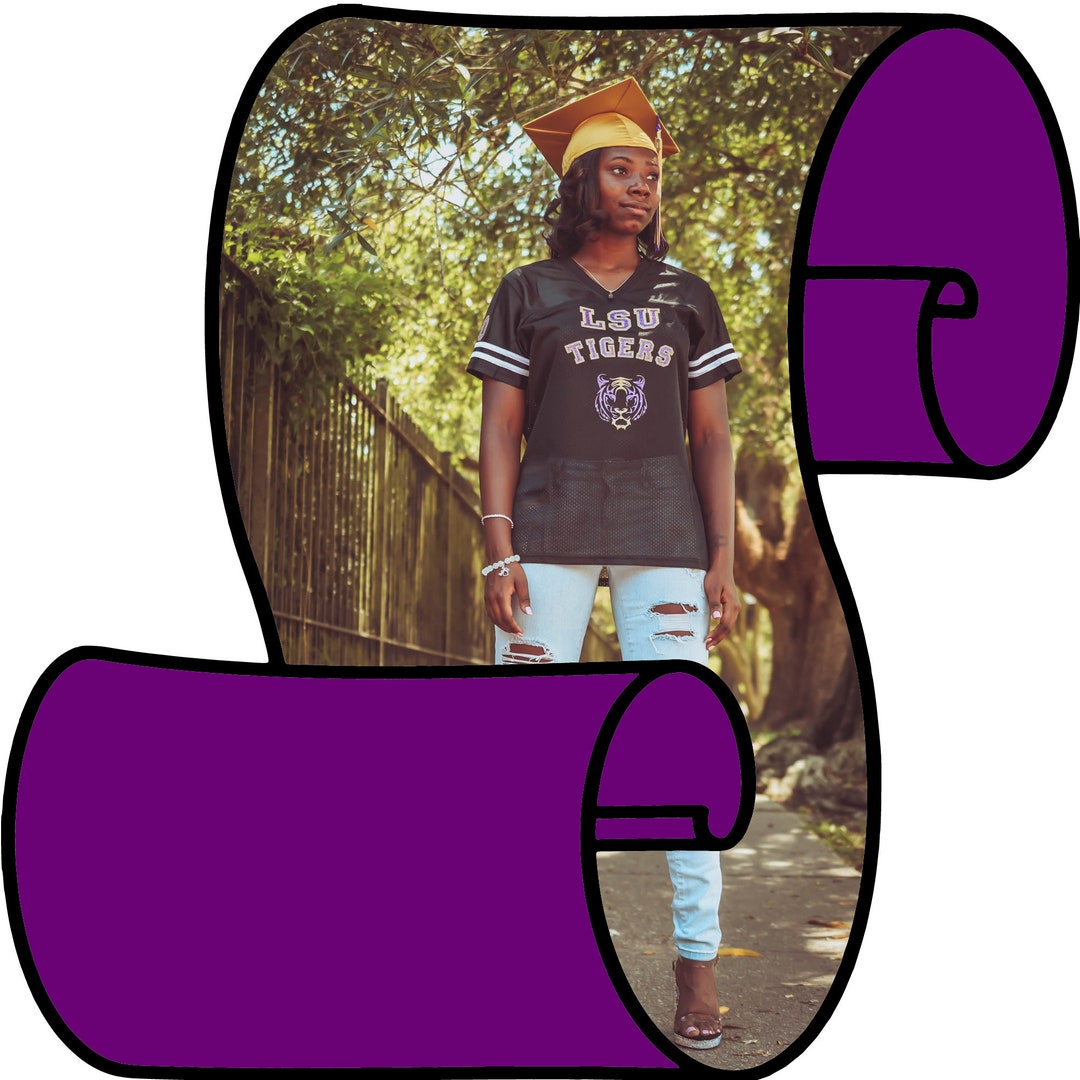 Editable Scroll Graduation Fan Template - Etsy