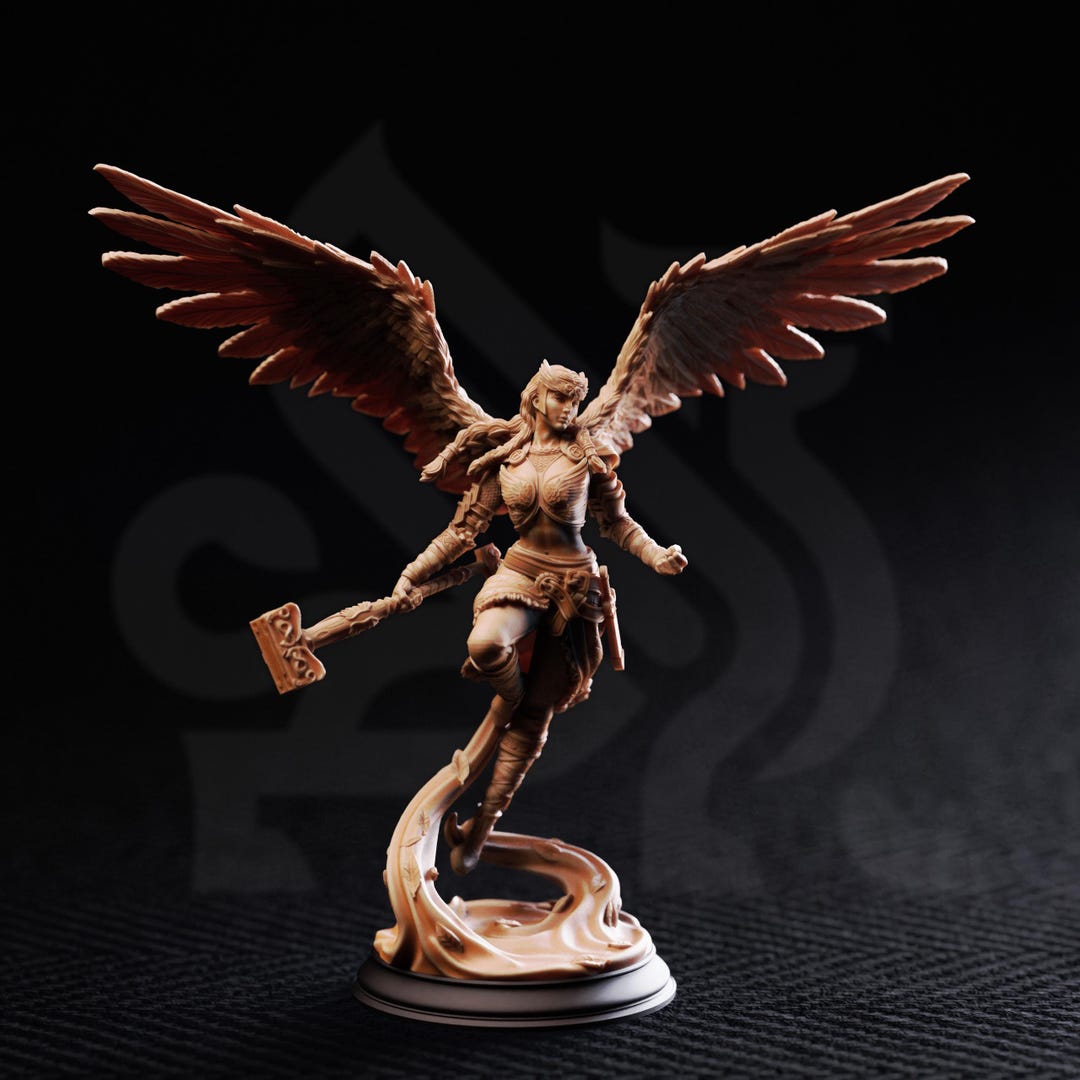 Daughter of Death | Angel Nordic Celestial Aasimar Paladin | 32mm ...