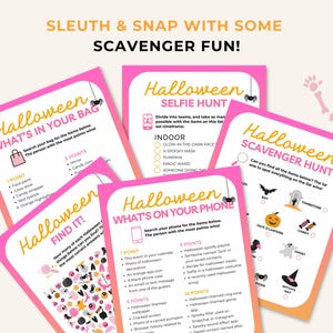 Printable Halloween Party Games Bundle for Kids, Teens and Adults ...