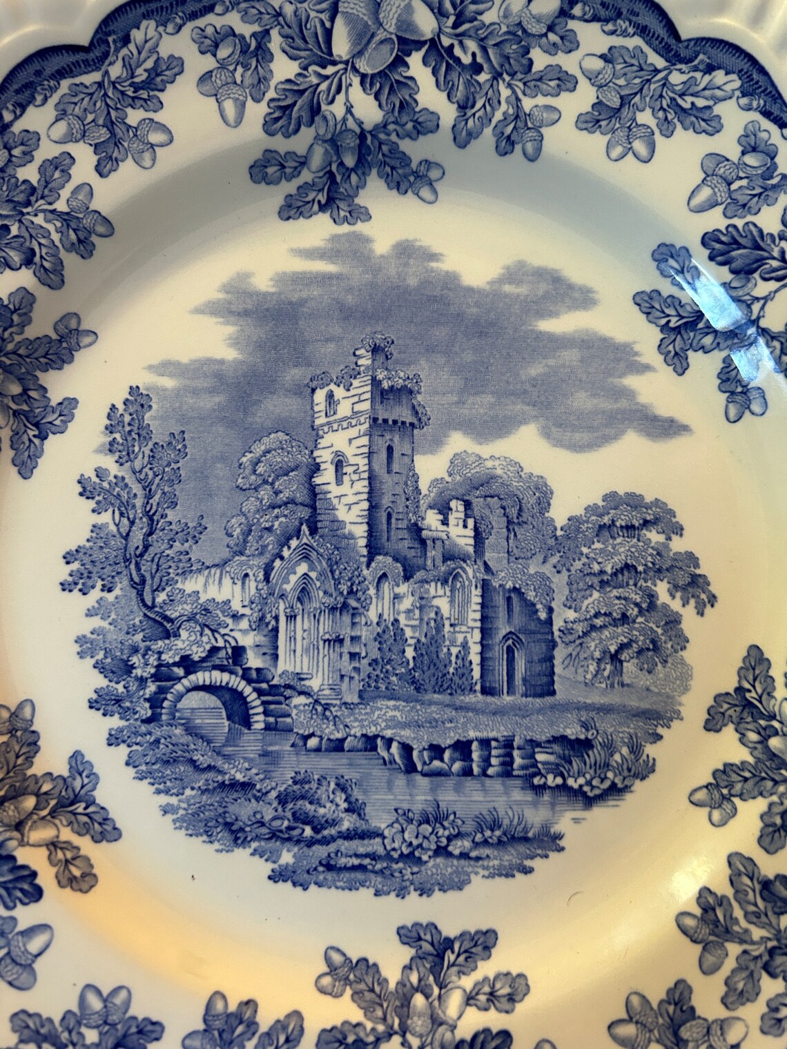 Spode Blue Room Collection Regency Series 'ruins' Plate - Etsy