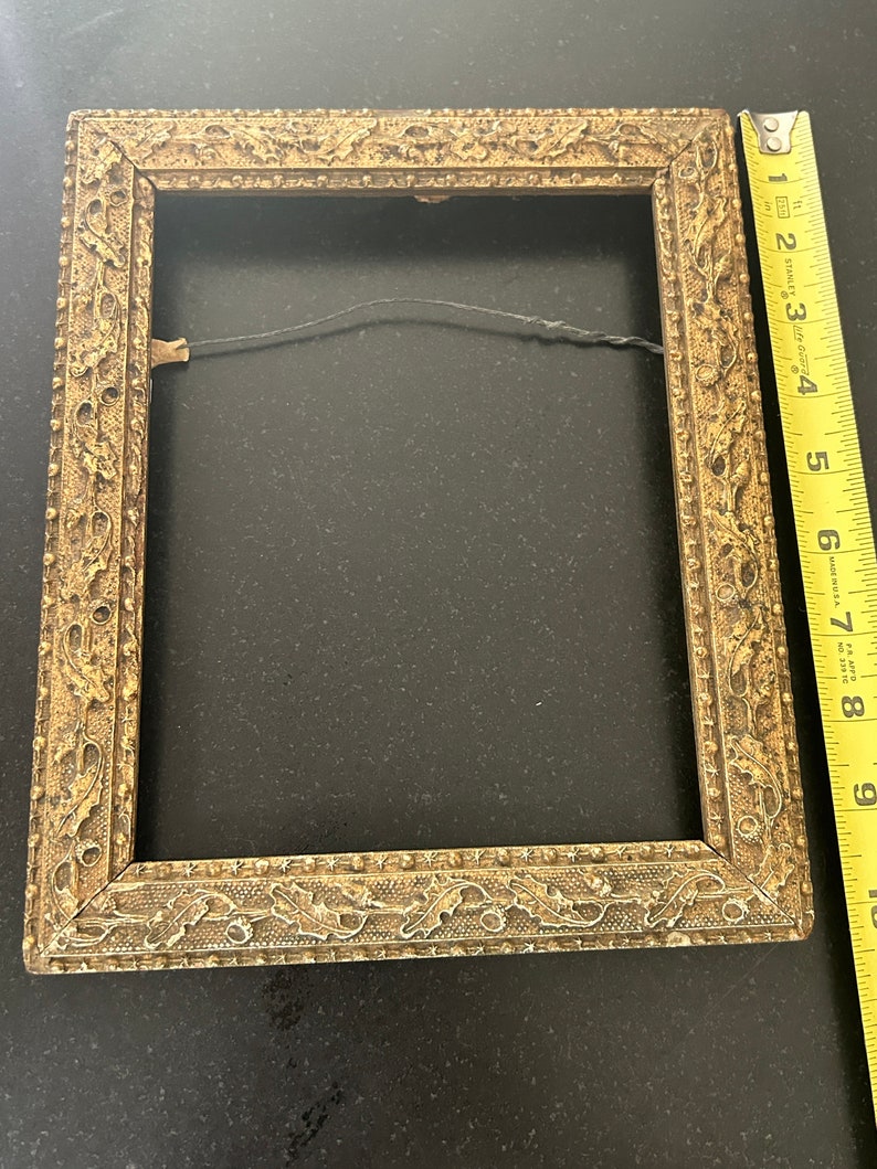 Vintage Gold Wood Frame With Acorn Border - Etsy