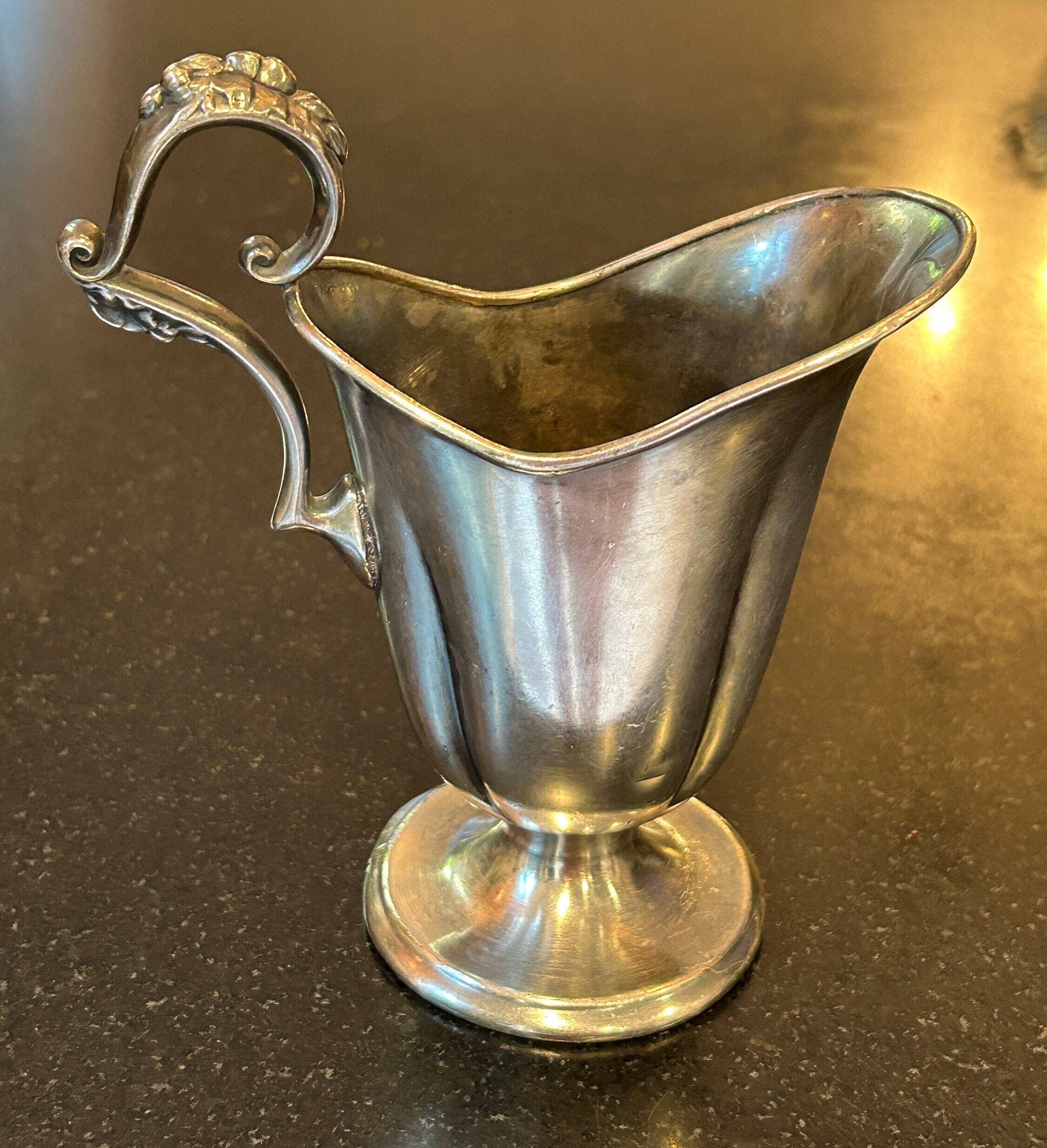 Vintage E G Webster and Sons Quadruple Plate Silver Creamer - Etsy