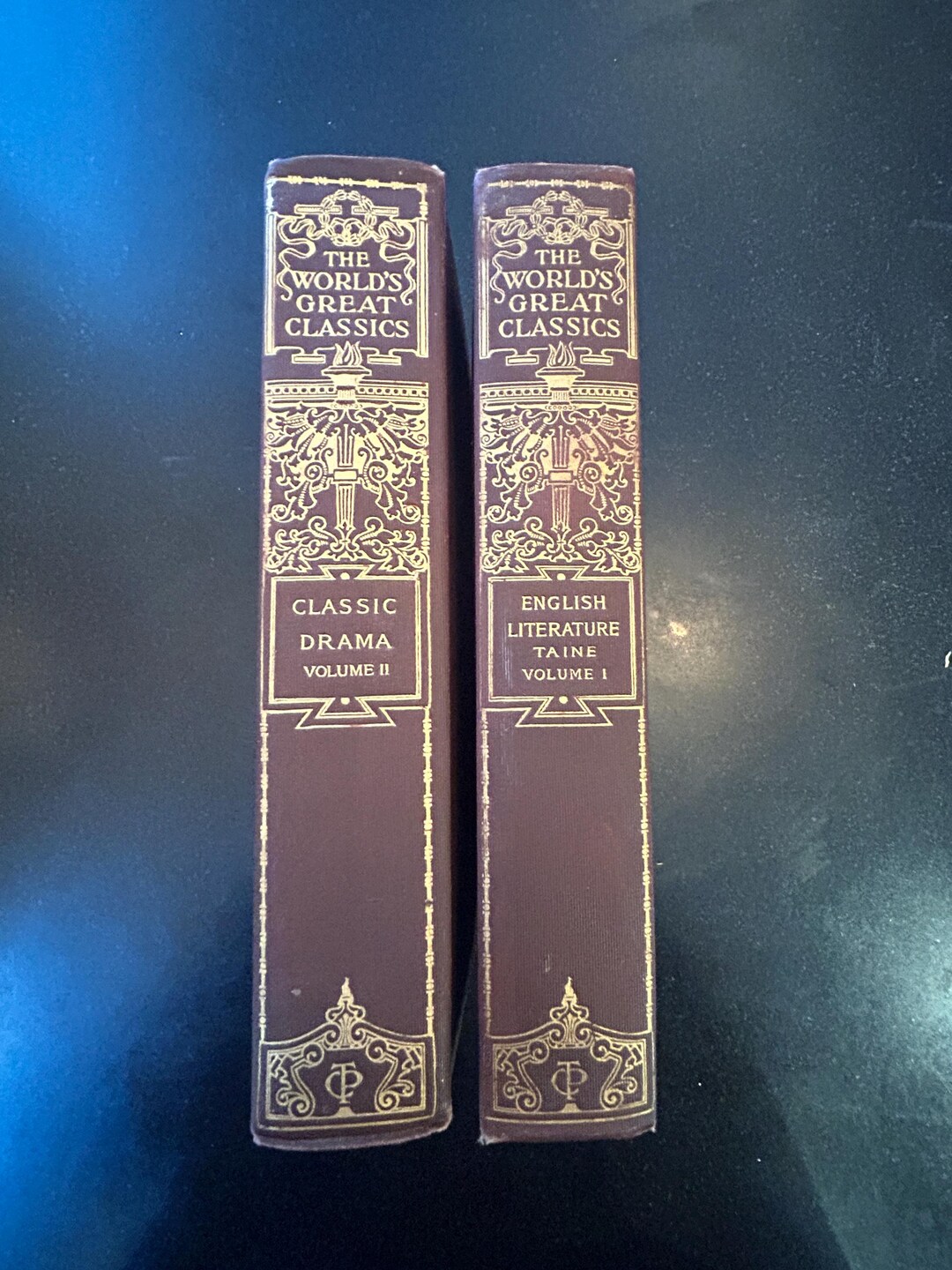 The World's Great Classics English Literature Vol II and Classic Drama ...