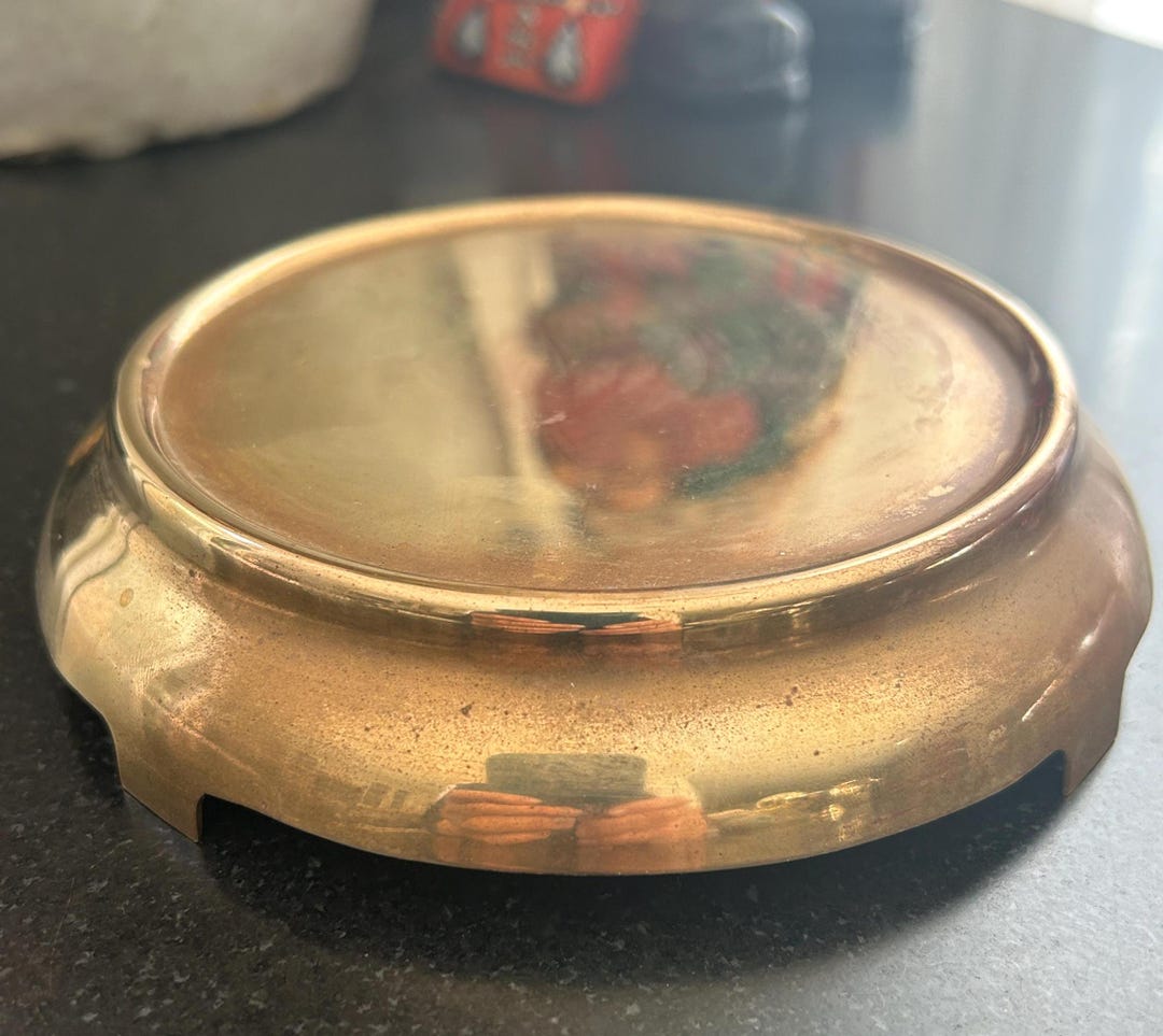 Vintage Brass Stand - Etsy