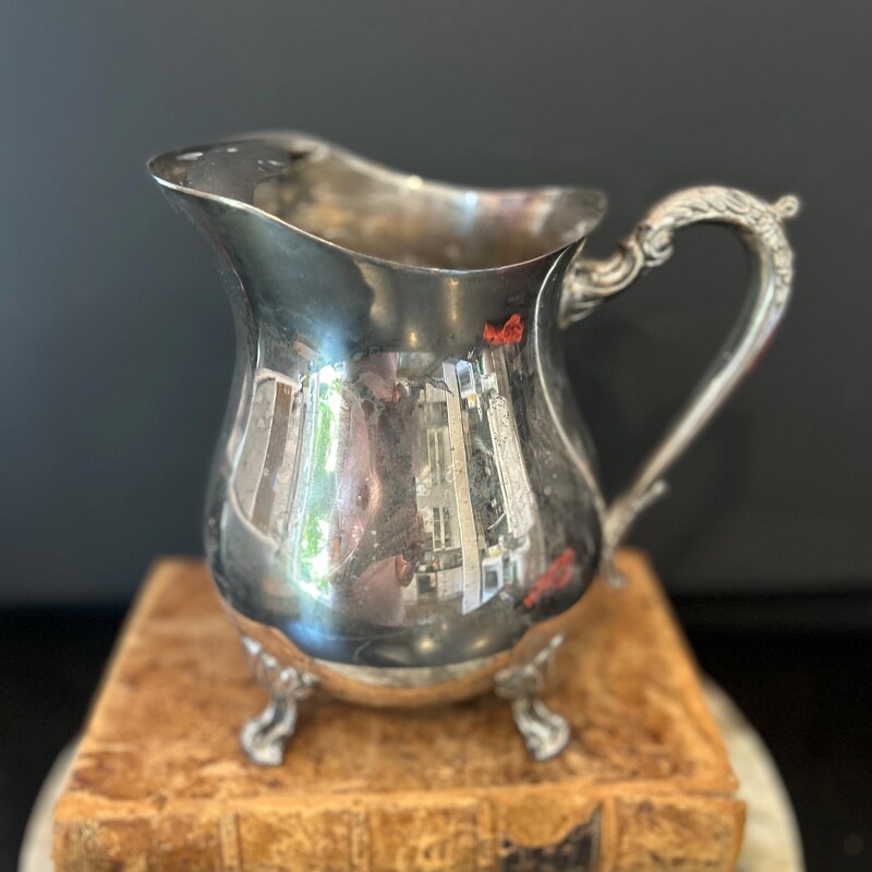 Silver Plate Pitcher - Etsy