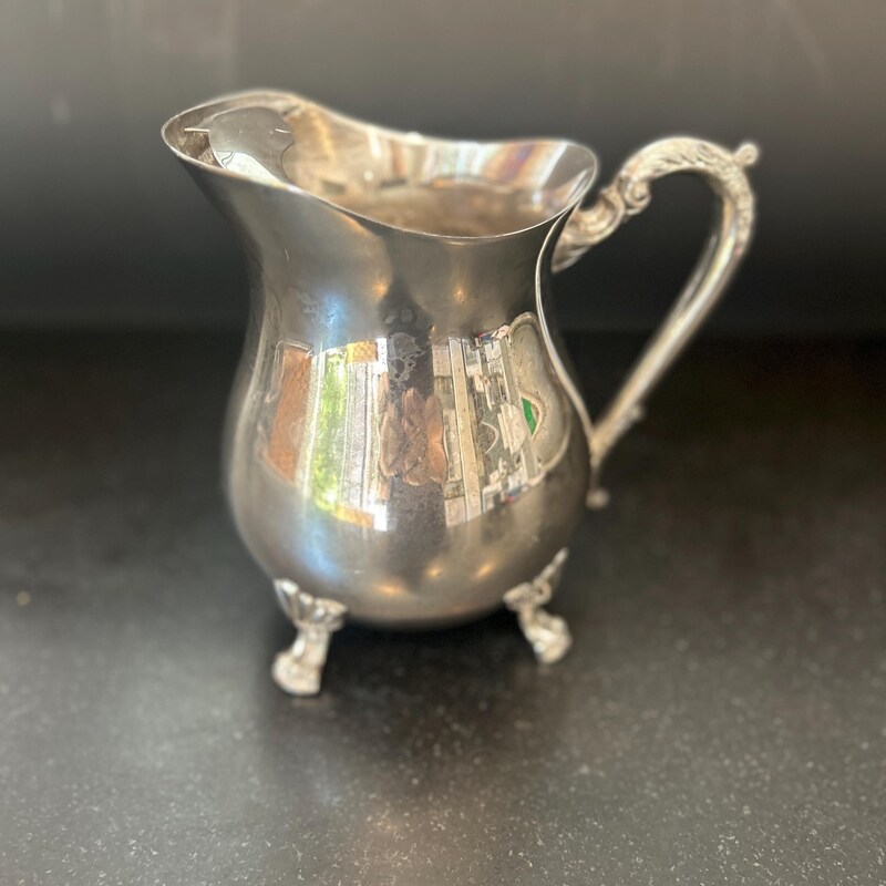 Silver Plate Pitcher - Etsy