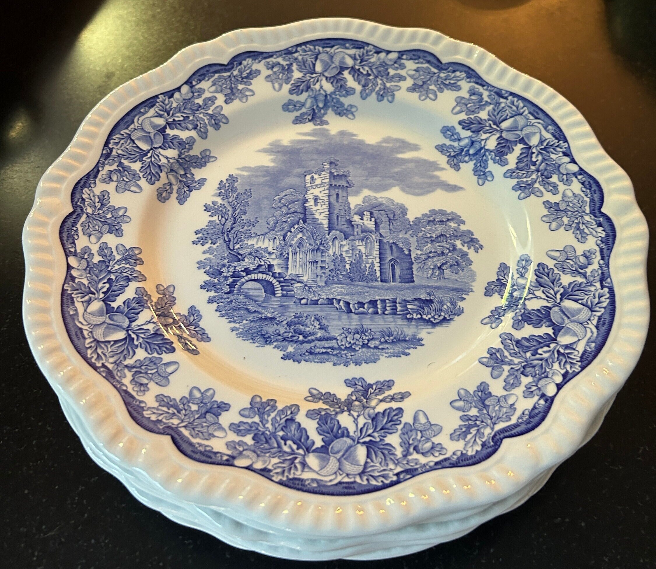 Spode Blue Room Collection Regency Series 'ruins' Plate - Etsy
