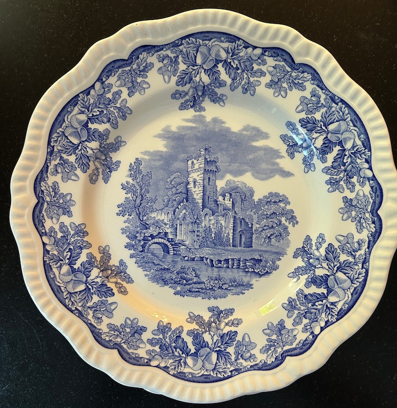 Spode Blue Room Collection Regency Series 'ruins' Plate - Etsy
