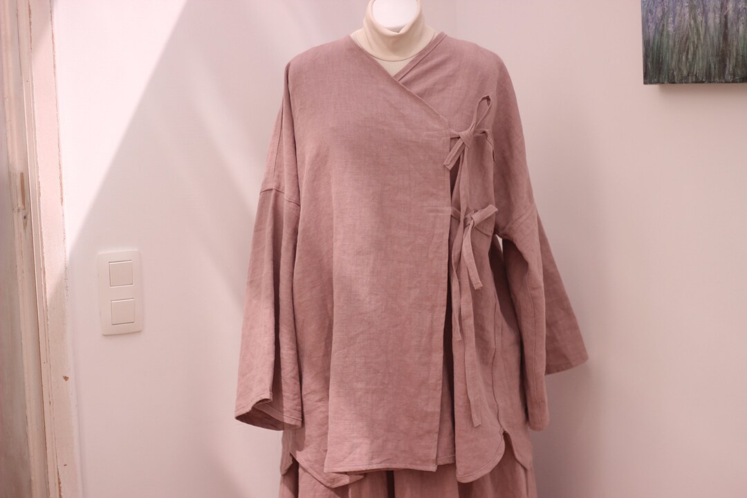 Linen Japanese Style Hijabi Set - Etsy