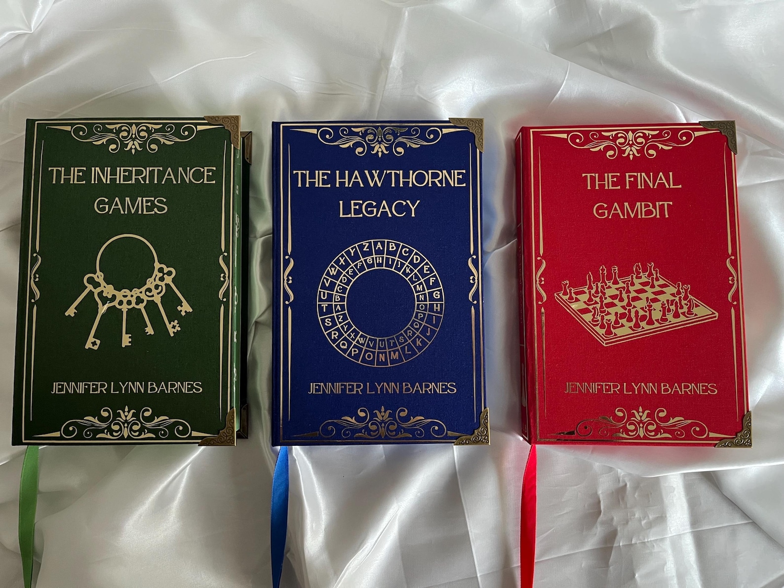 The Inheritance Games Trilogy Jennifer Lynn Barnes Bookcloth Painted ...