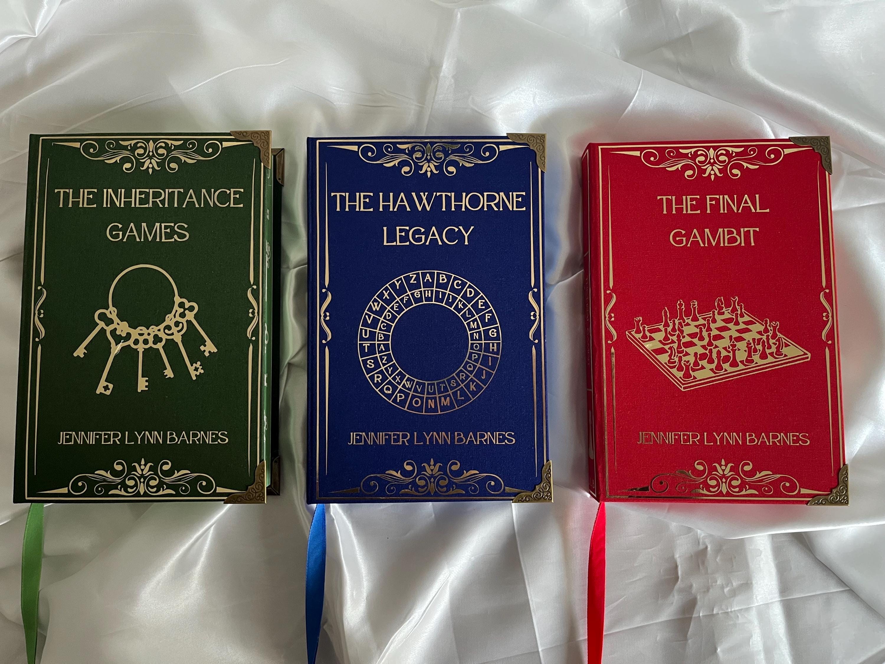 The Inheritance Games Trilogy Jennifer Lynn Barnes Bookcloth Painted ...