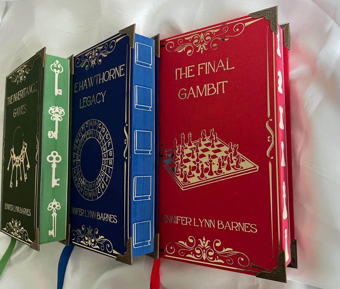 The Inheritance Games Trilogy Jennifer Lynn Barnes Bookcloth Painted ...