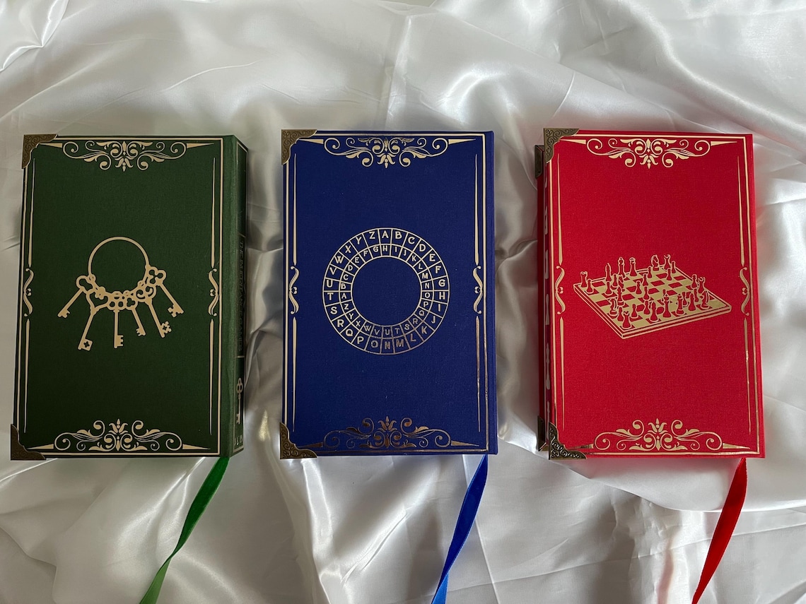 The Inheritance Games Trilogy Jennifer Lynn Barnes Bookcloth Painted ...