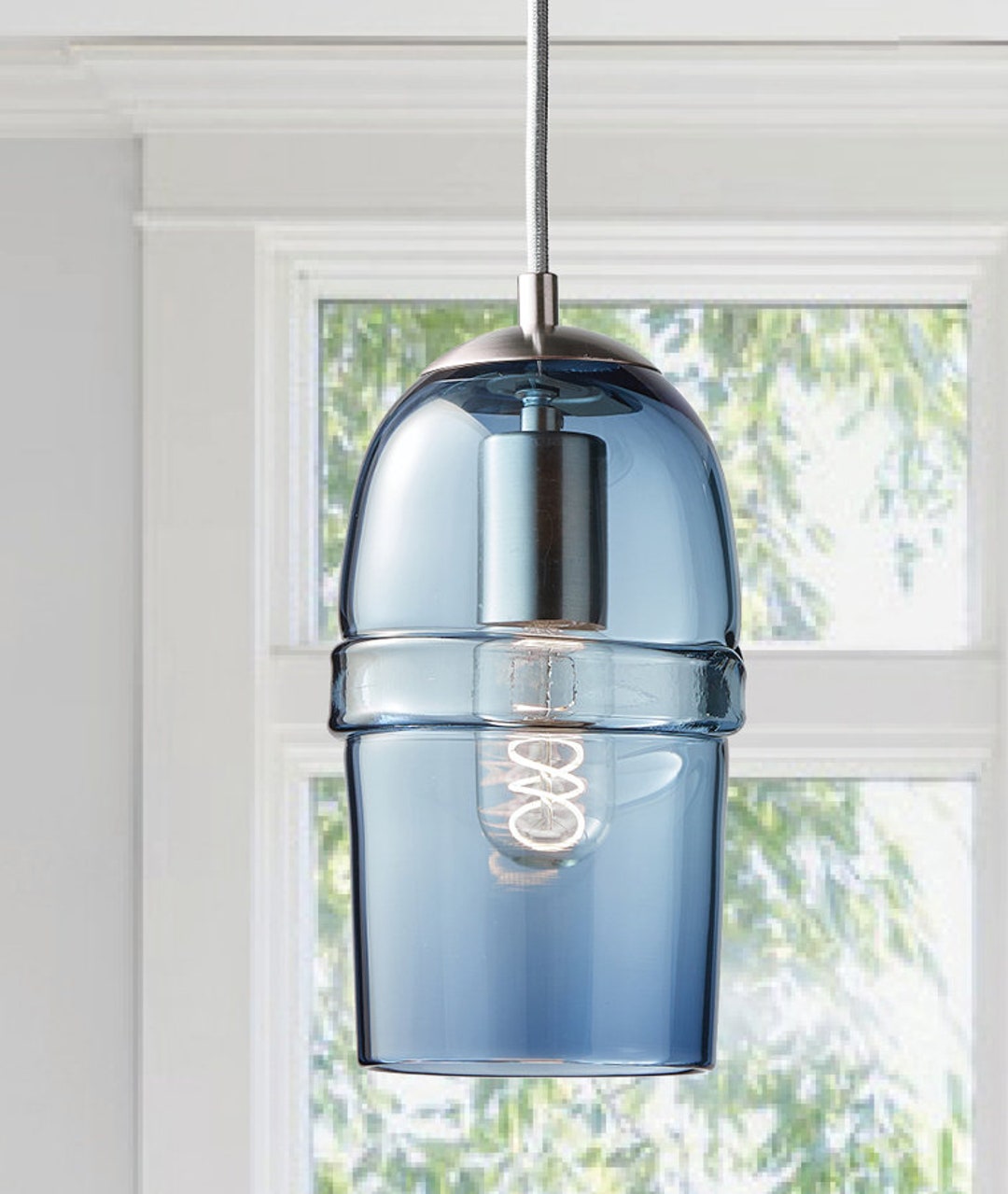 Bluestone Fiona Dome Pendant Light - Etsy