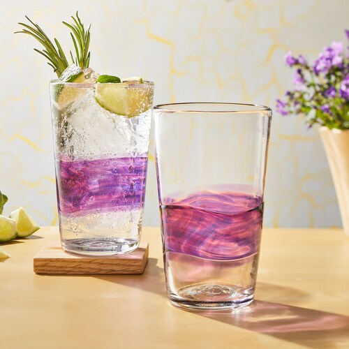 Glass Pint Glasses Hand Blown Water Glasses Bar and - Etsy