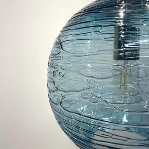 Bluestone Stella Pendant Light Hand Blown Glass Ready to Ship - Etsy