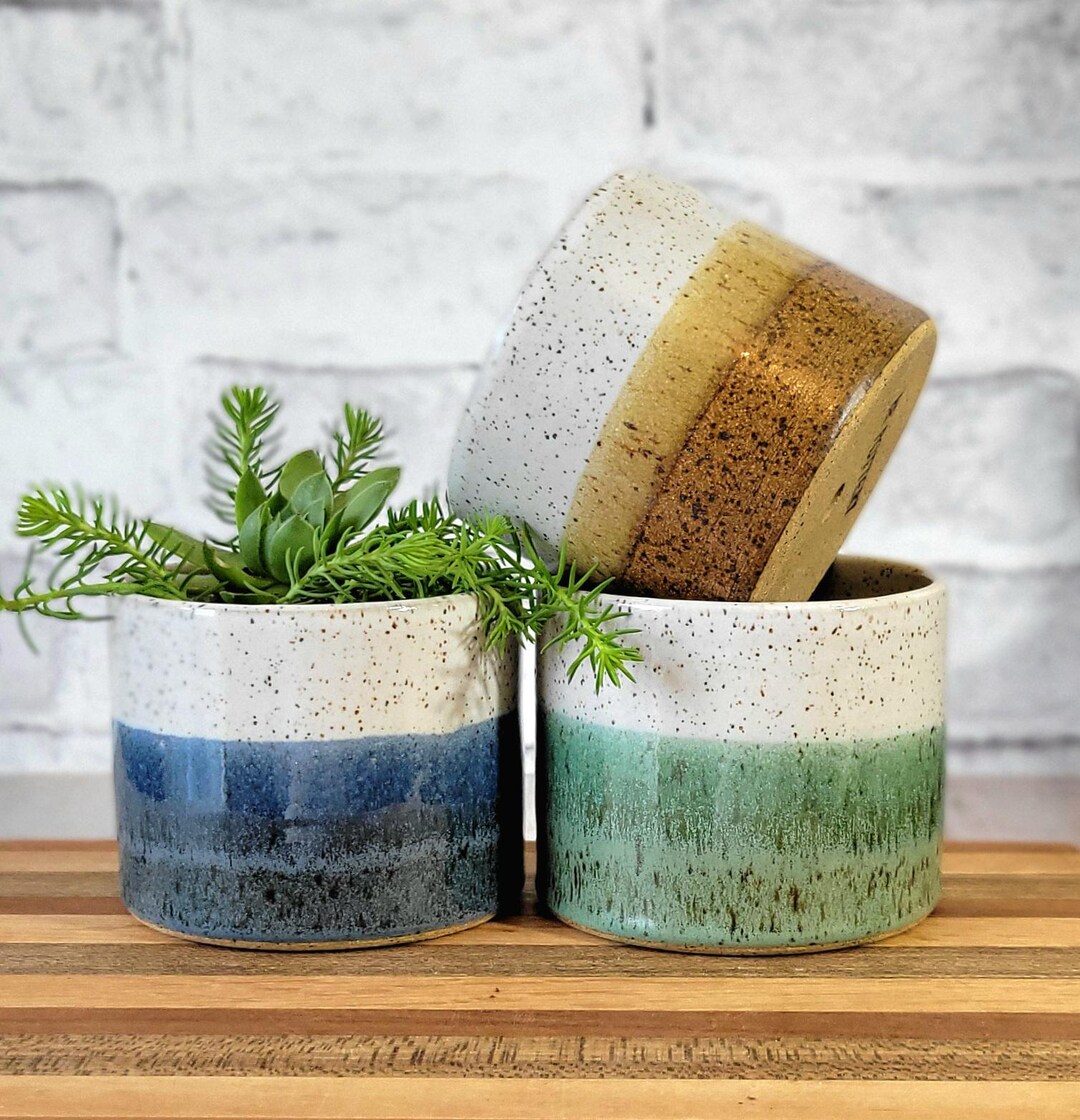 Earthy Blends Indoor Planters - Ceramic Planter - Pottery Planter ...