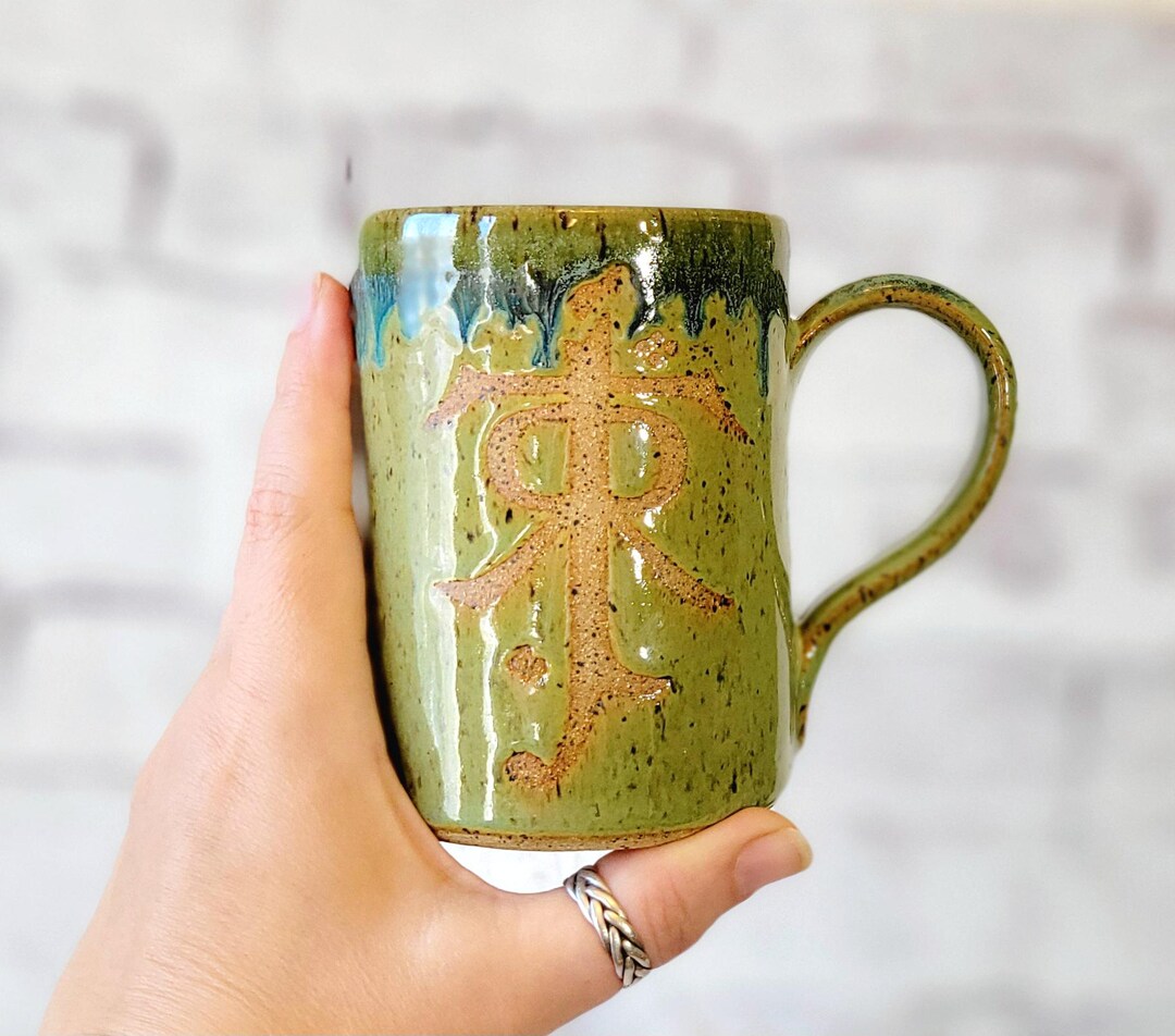 Tolkien Memorial Handmade Pottery Mug Acorn & Oak Mug Big Tea Mug ...
