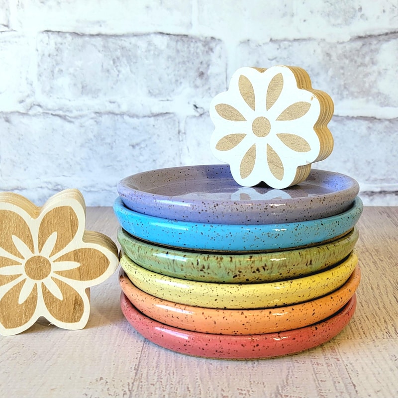 Plant Plate Glazed - Etsy