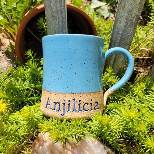 Custom Pottery Mug - Etsy