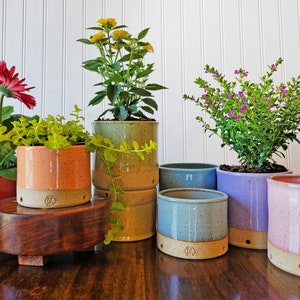 Colorful Indoor Planter Ceramic Planter Pottery Planter - Etsy
