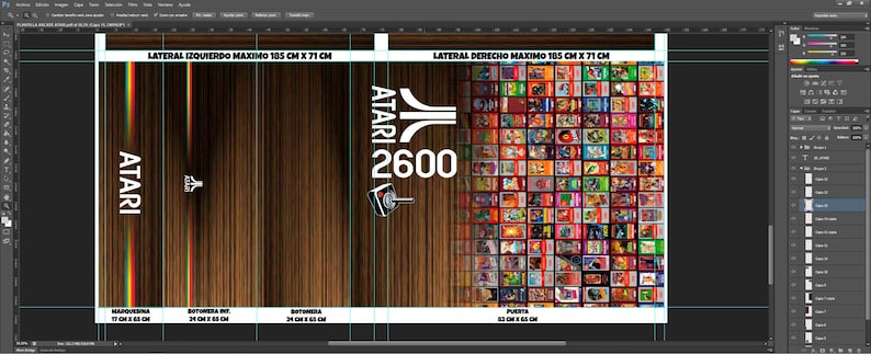 ATARI Arcade Cabinet Machine Artwork Graphics Vinyl Stickers Decals - Etsy