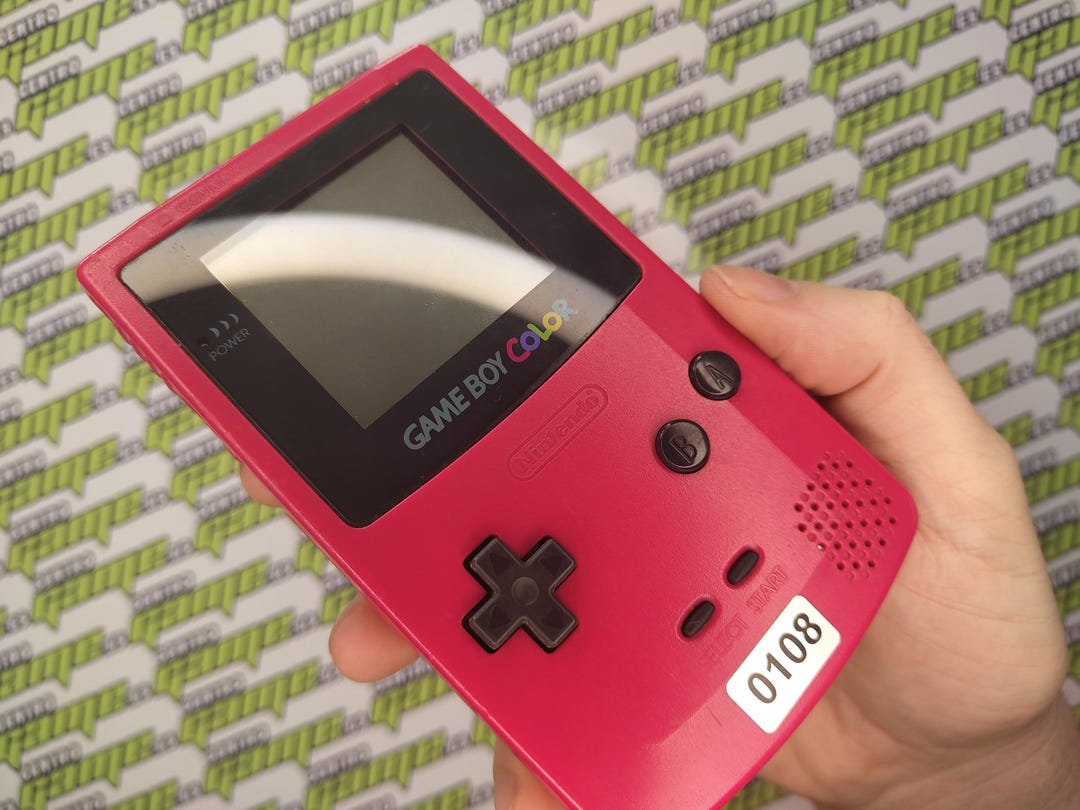 GAME BOY COLOR Original Nintendo Console Red Color - Etsy