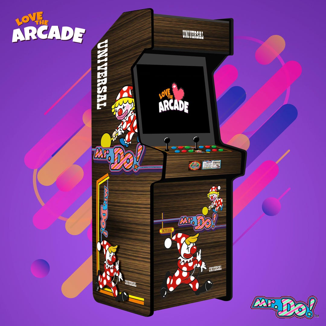 MR DO Arcade Cabinet Machine Artwork Graphics Vinyl Stickers Decals - Etsy