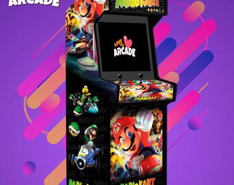 DONKEY KONG CLASSICS Arcade Cabinet Machine Artwork Graphics Vinyl ...