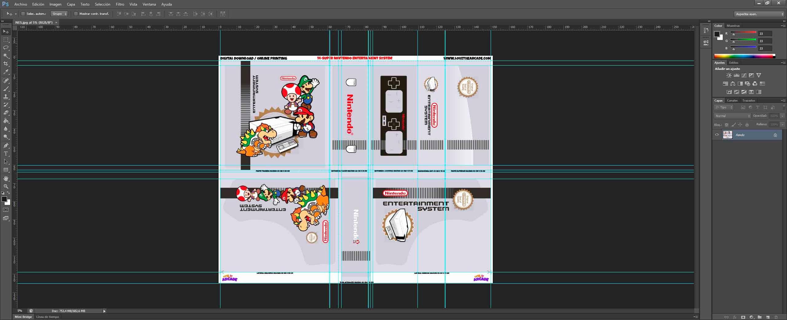 NES Bartop Arcade Cabinet Machine Artwork Graphics Vinyl, Arcade ...