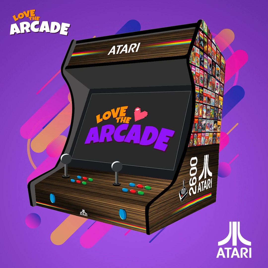 ATARI Bartop Cabinet Machine Artwork Graphics Vinyl Stickers Decals - Etsy