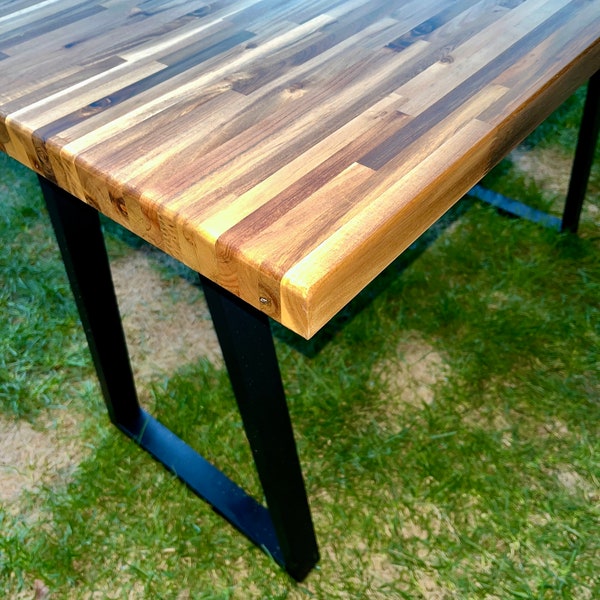 Butcher Block Desk - Etsy