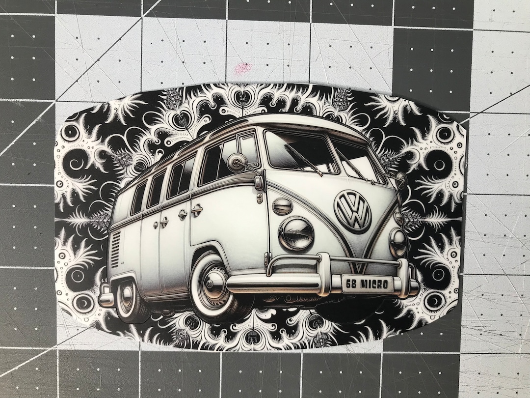 1968 VW Microbus Sticker - Etsy