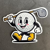 Golf Player Vinyl Decal Golfer Sticker - Etsy