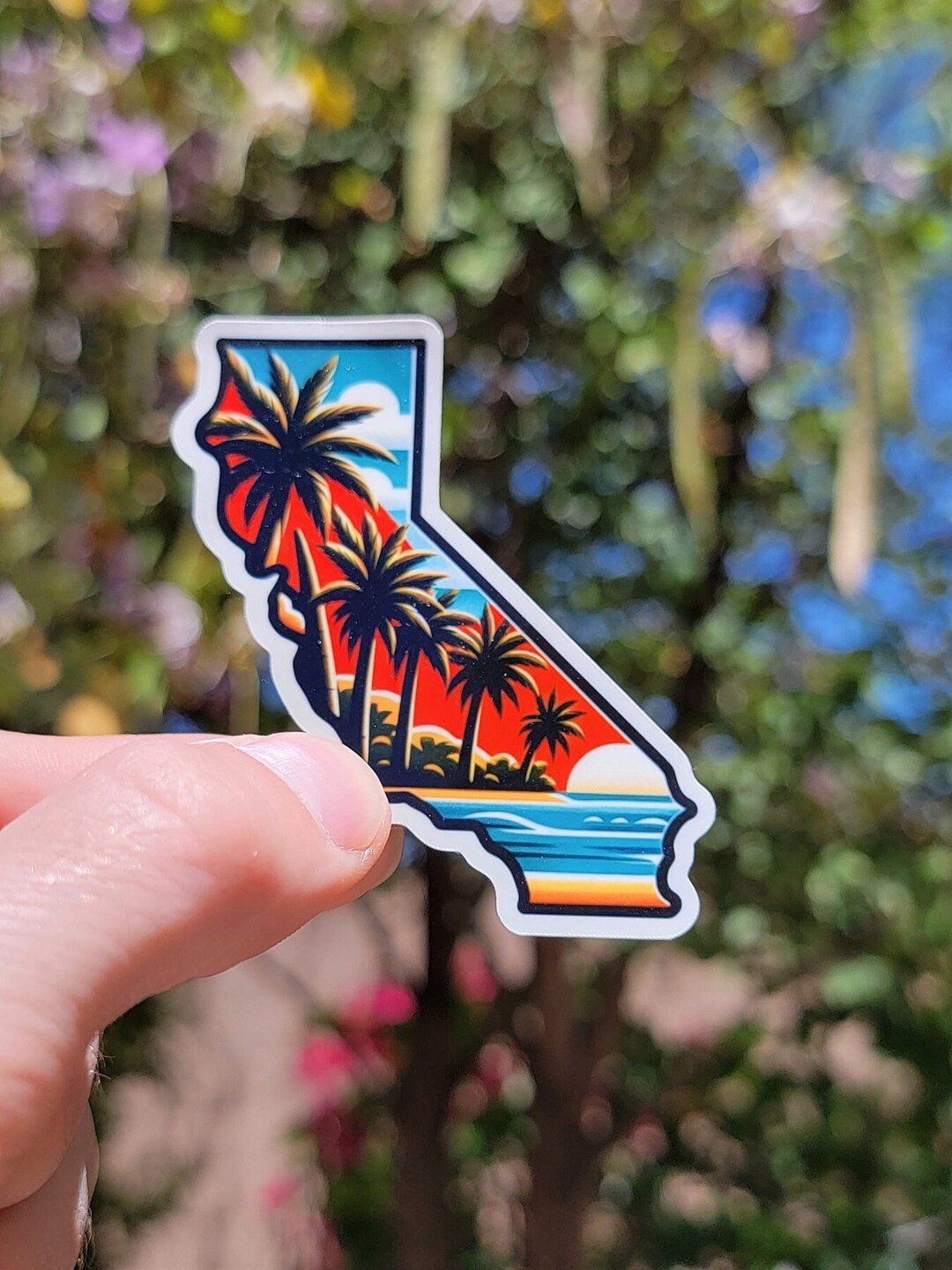 California State Sticker | Water Bottle Sticker | Laptop Sticker ...