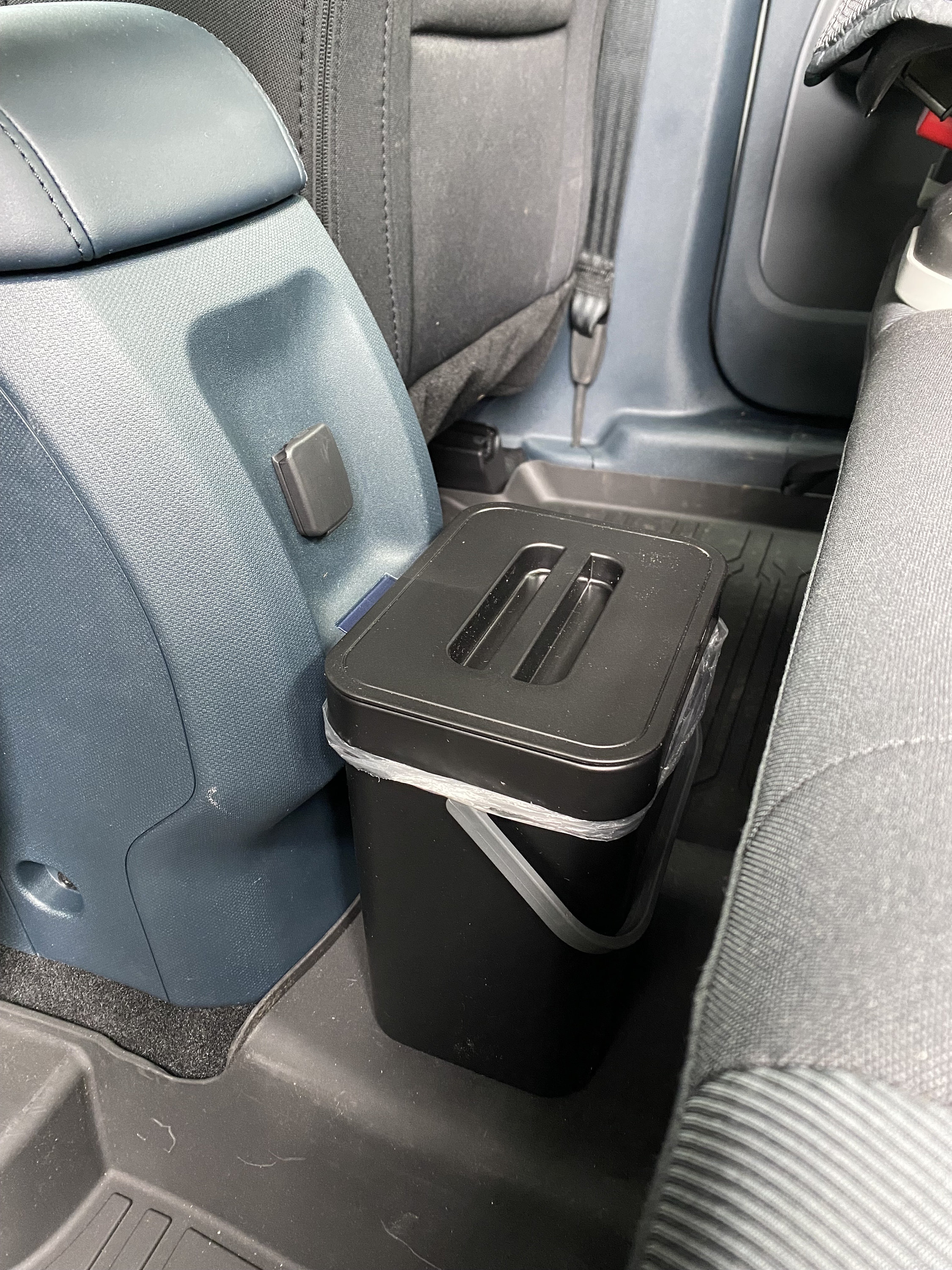 Ford Maverick FITS Trash Bin With Custom FITS Mount, a Lid, and a Liner ...