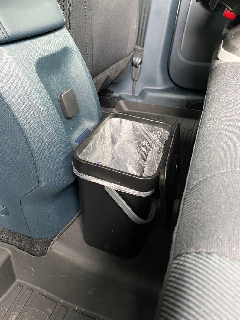 Ford Maverick FITS Trash Bin With Custom FITS Mount, a Lid, and a Liner ...