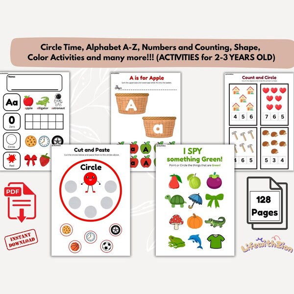 This is Not a Circle Activity Worksheet - Etsy