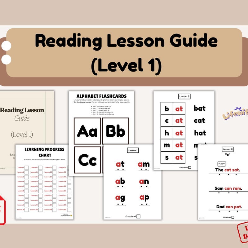 Lessons Plan for Kids - Etsy