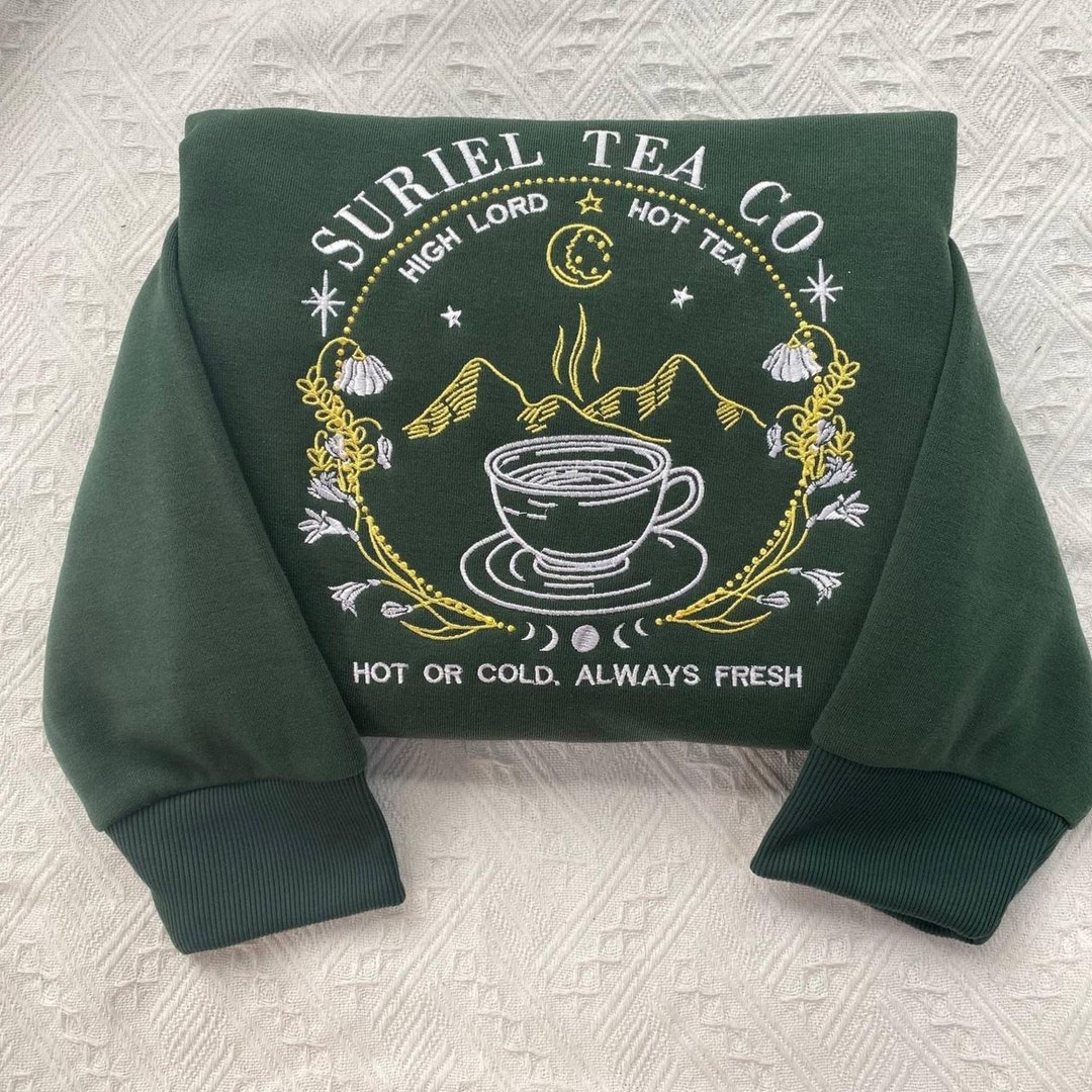 Suriel Tea Co Embroidered, High Lord, Hot Tea, Acotar Series, Acotar ...