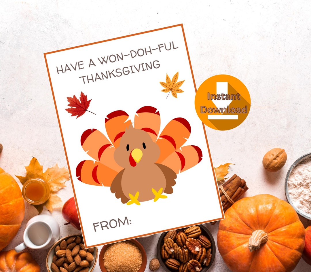 PRINTABLE Thanksgiving Play Doh Cards - Fall Playdoh - Printable Kids ...