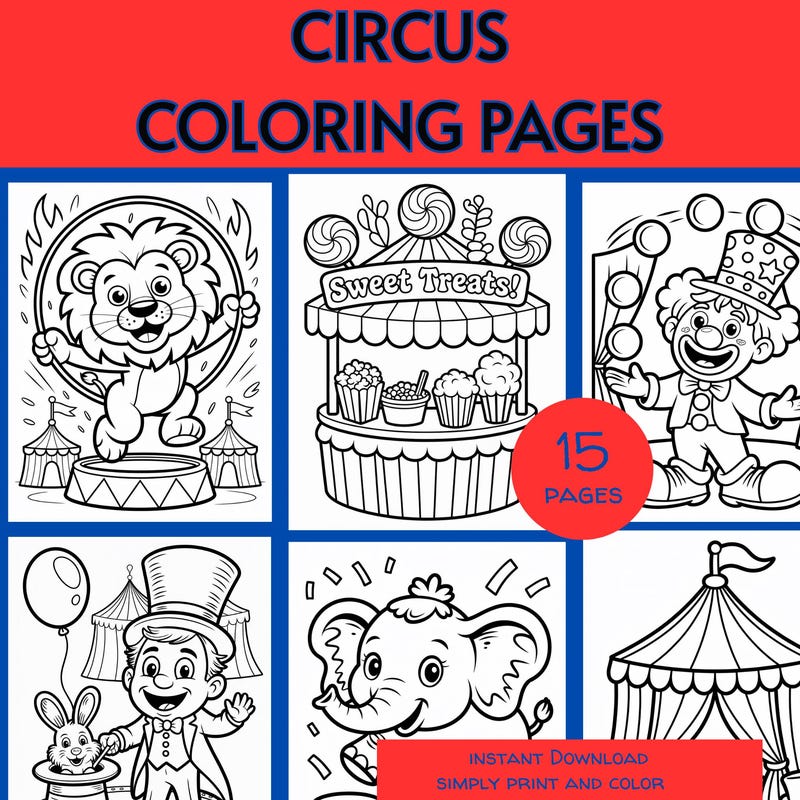 The Circus Book - Etsy