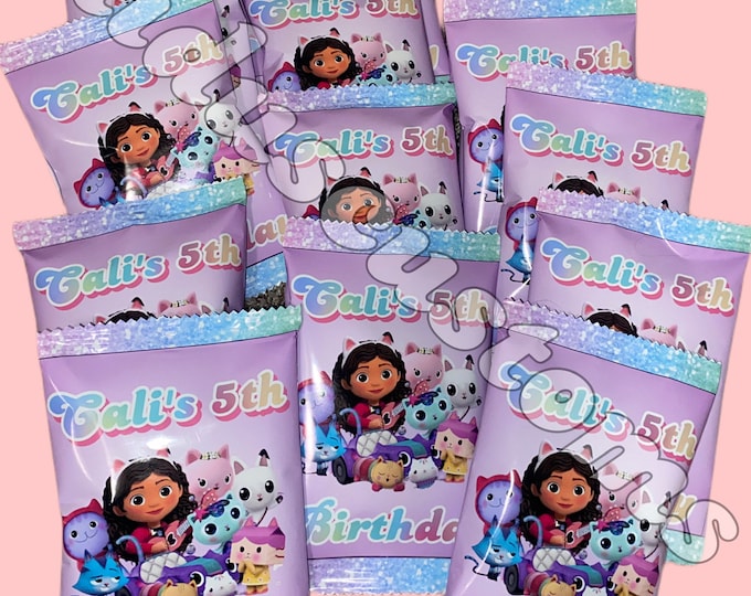 Custom Chip Bags Any Theme Personalized Party Favors Customized for Any ...
