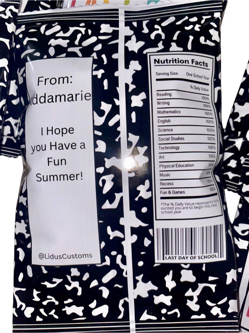 Custom Chip Bags Any Theme Personalized Party Favors Customized for Any ...