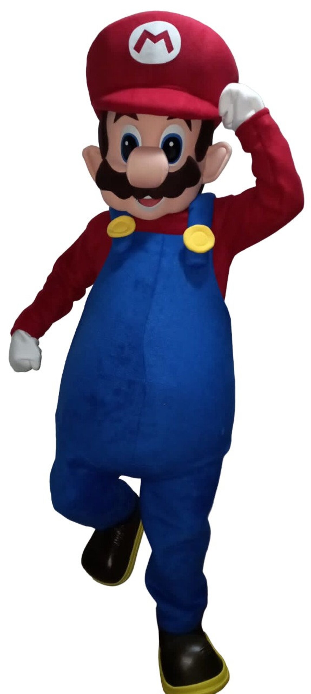 Mario Bros Mascot Costume Party Character Birthday Halloween Cosplay ...